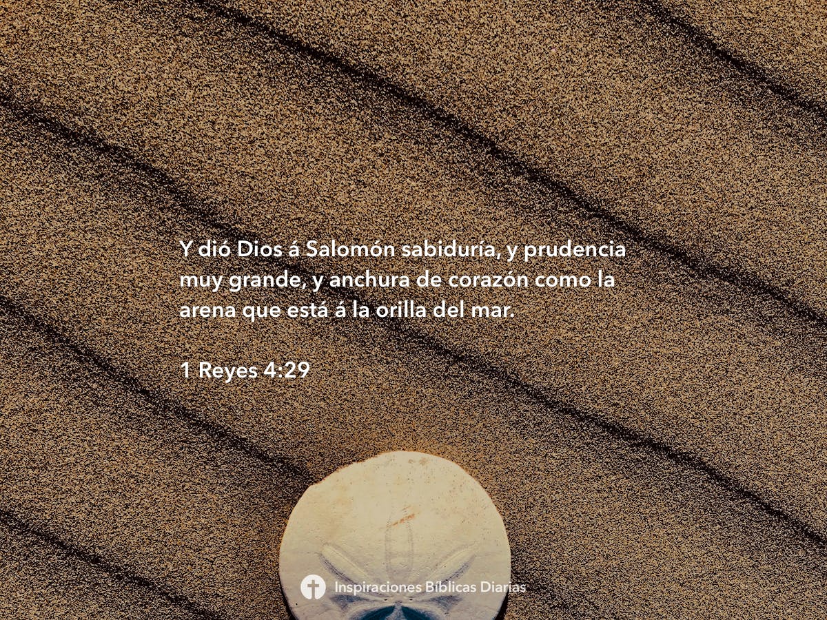 1 Reyes 4:29 - Inspiraciones Bíblicas Diarias