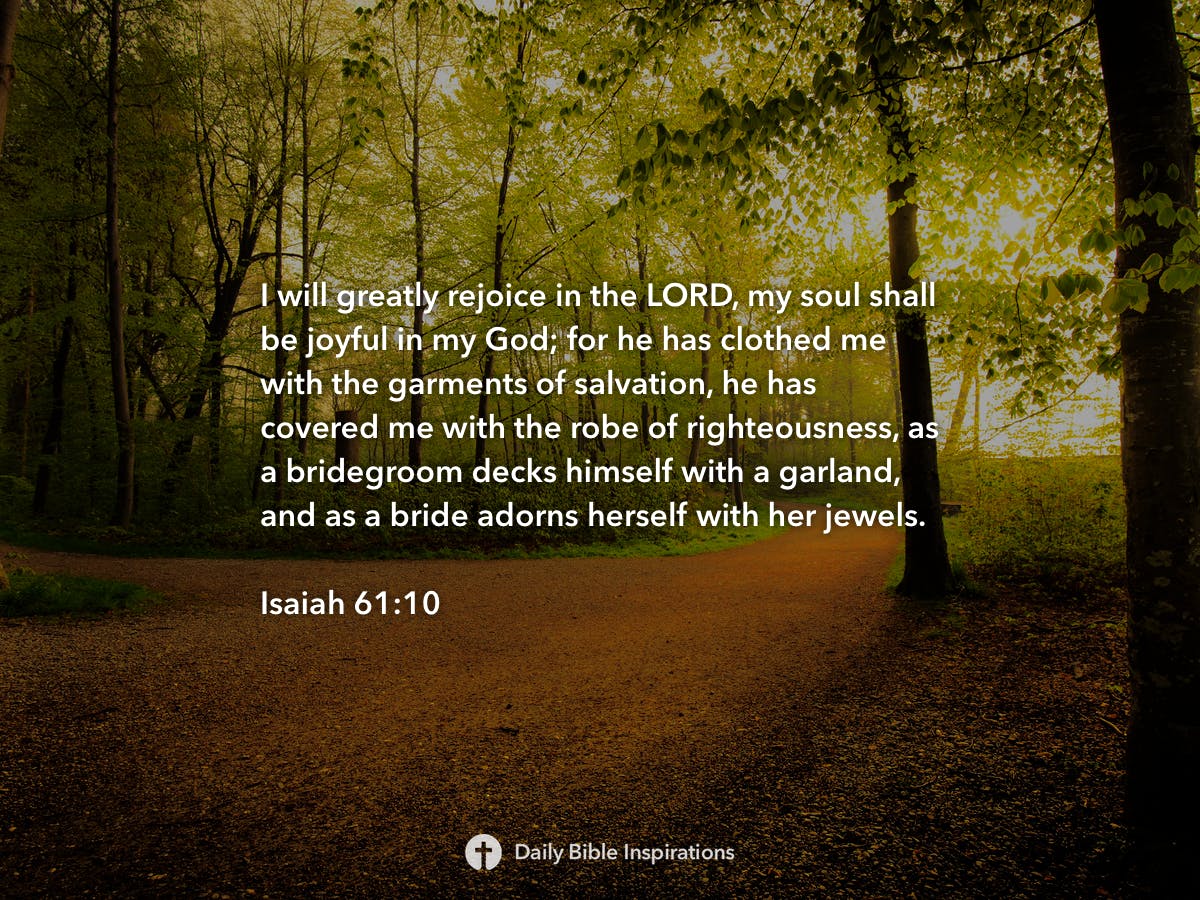 Isaiah 61:10 | Daily Bible Inspirations
