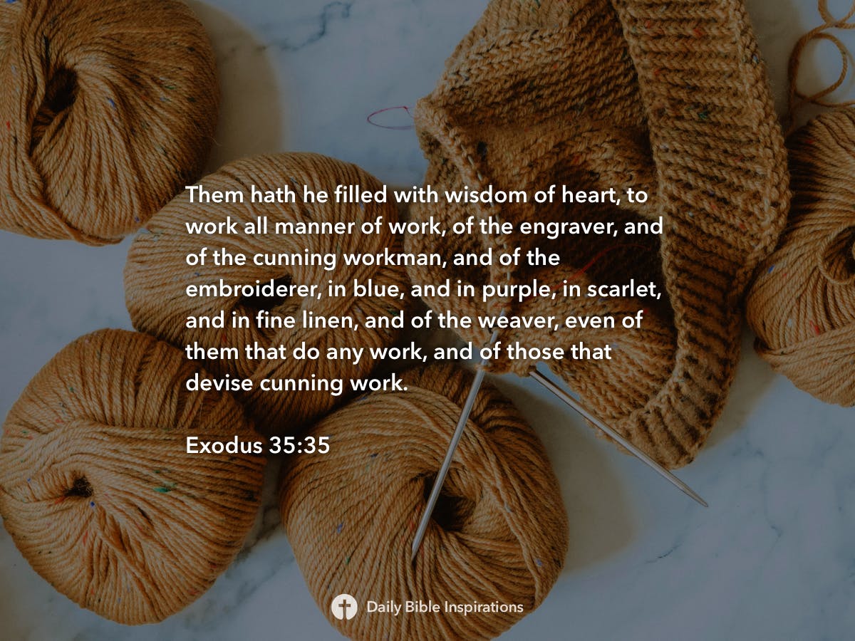 Exodus 35 35 Daily Bible Inspirations