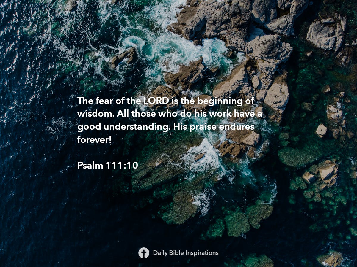 Psalm 111:10 - Bible Inspirations