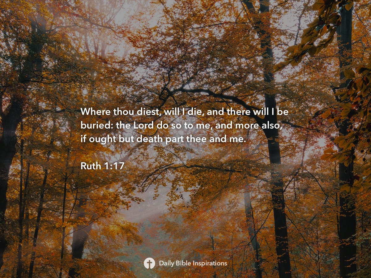 Ruth 1:17 | Daily Bible Inspirations