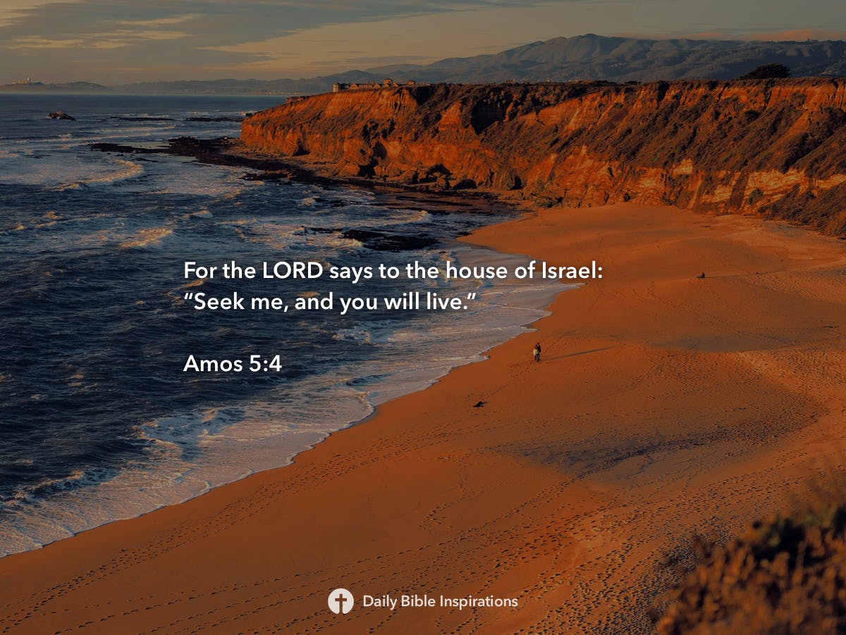 Amos 5:4 - Daily Bible Inspirations