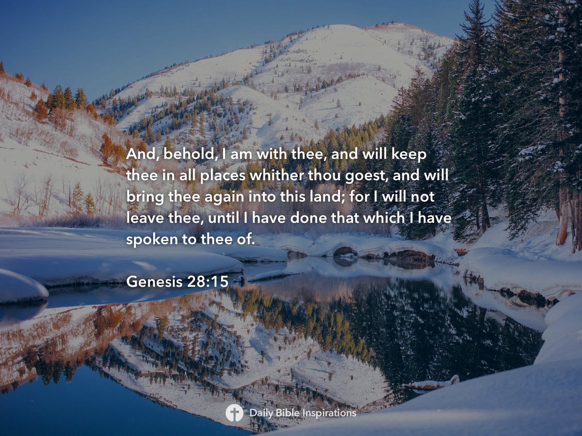 Genesis 28:15 - Daily Bible Inspirations