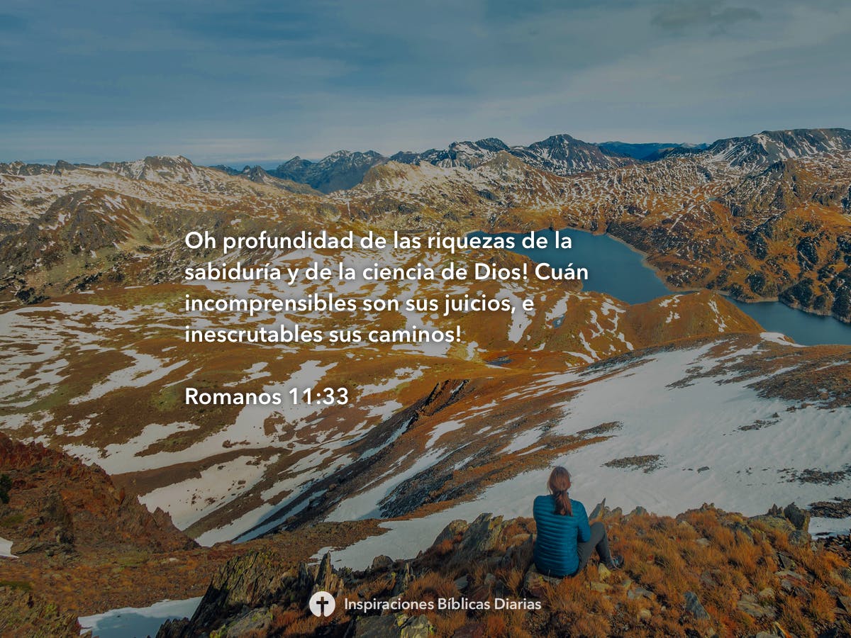 Romanos 11:33 - Inspiraciones Bíblicas Diarias