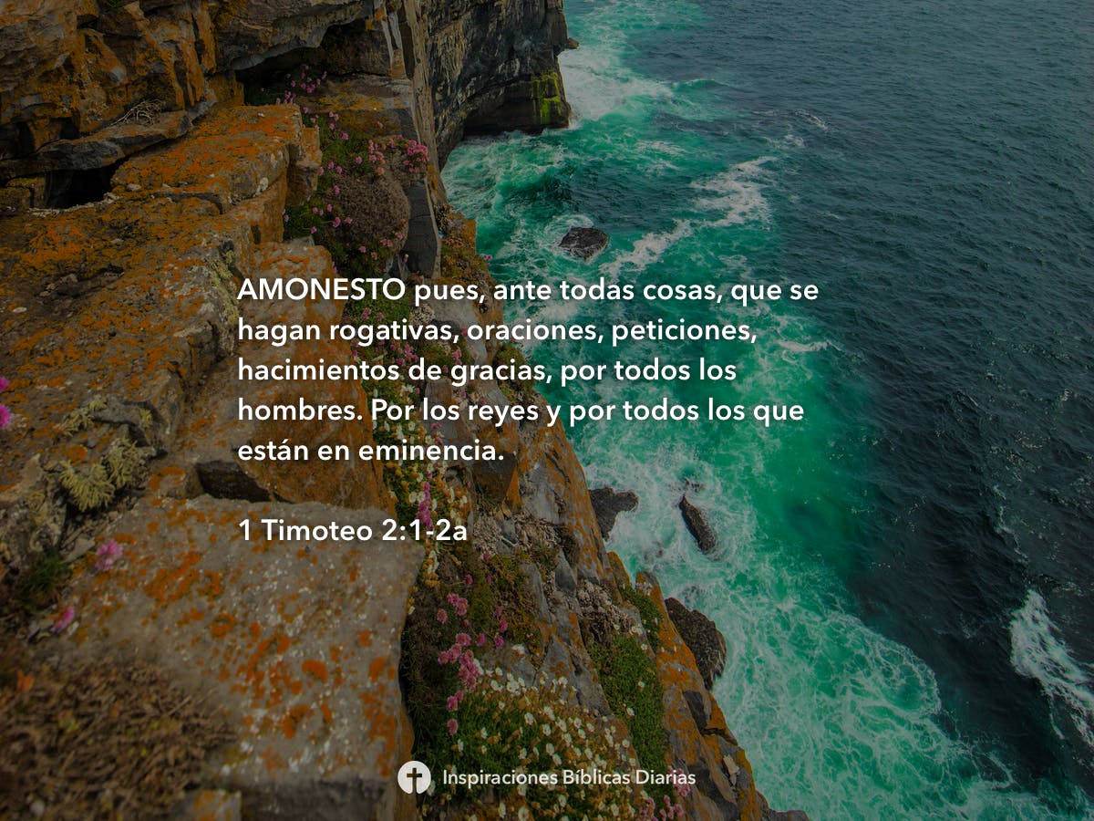 1 Timoteo 2:1-2a - Inspiraciones Bíblicas Diarias