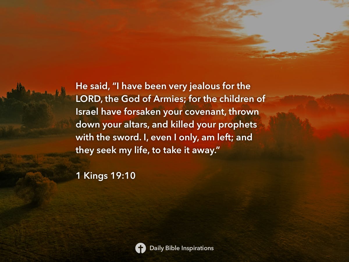 1 Kings 19:10 - Daily Bible Inspirations
