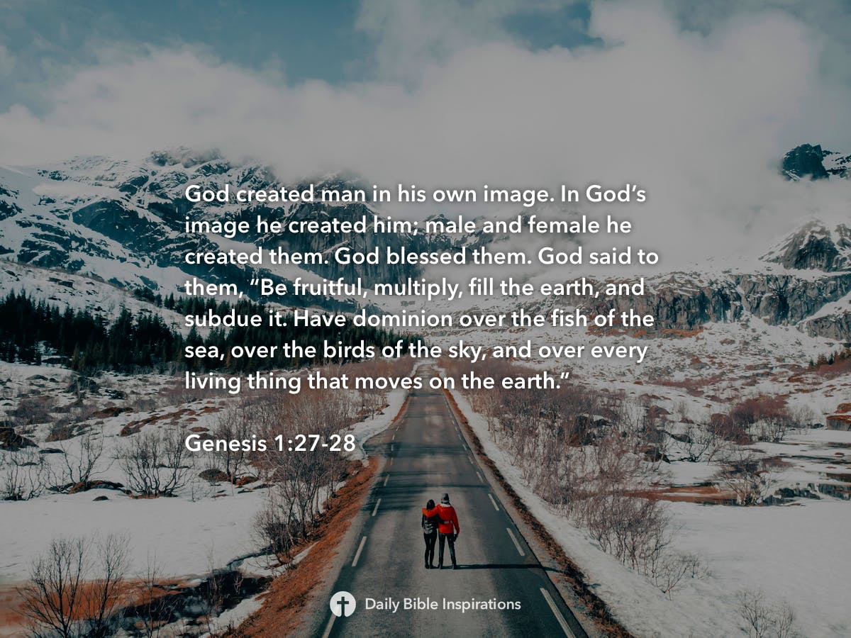 Genesis 1:27-28 | Daily Bible Inspirations