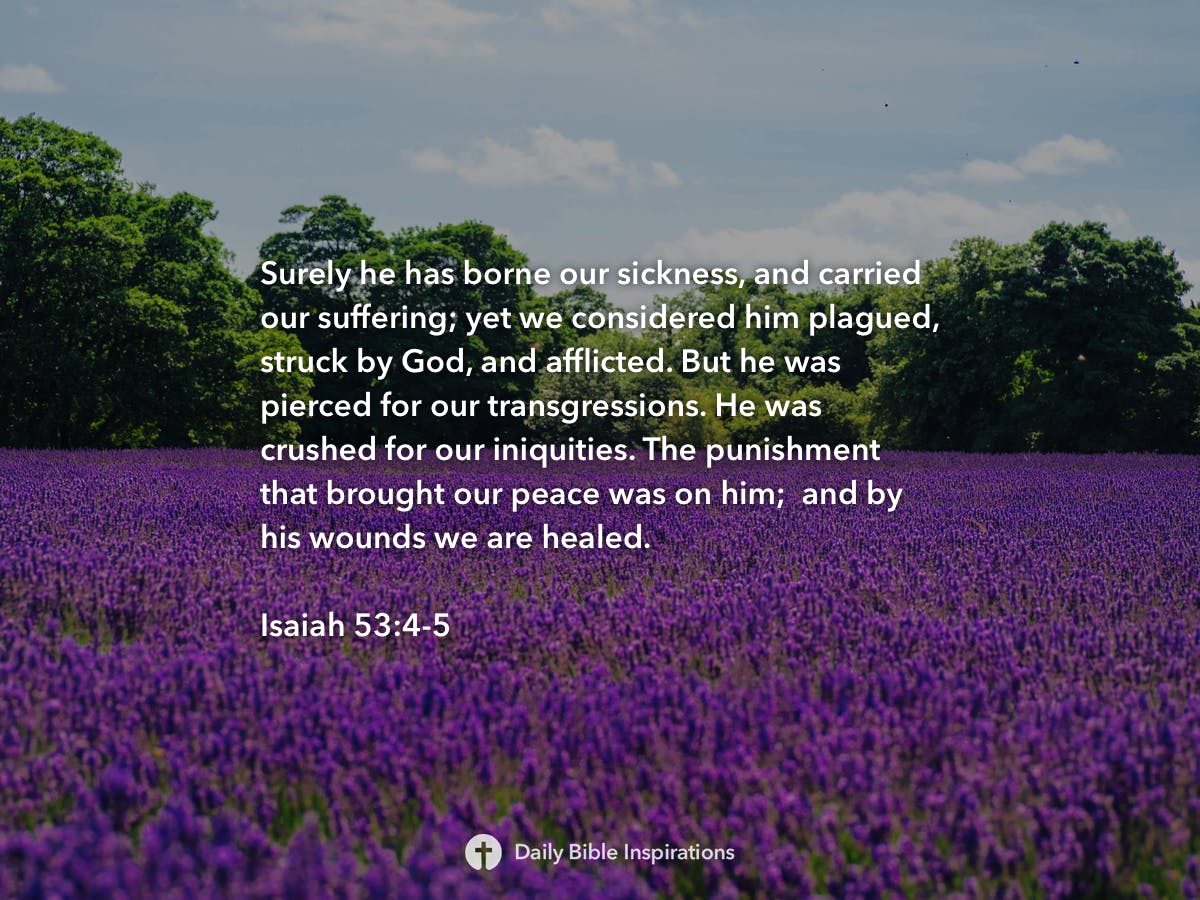 Isaiah 53:4-5 | Daily Bible Inspirations