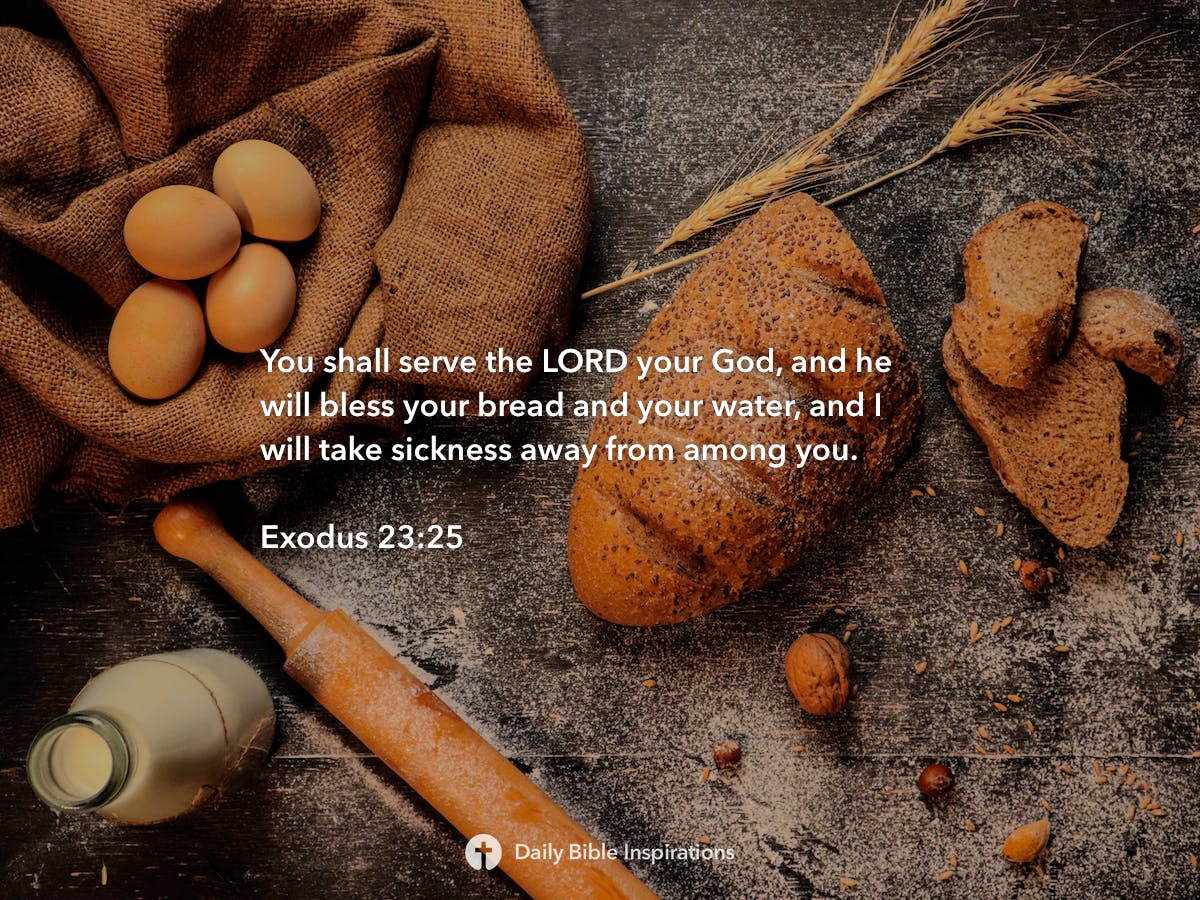Exodus 23:25 - Daily Bible Inspirations