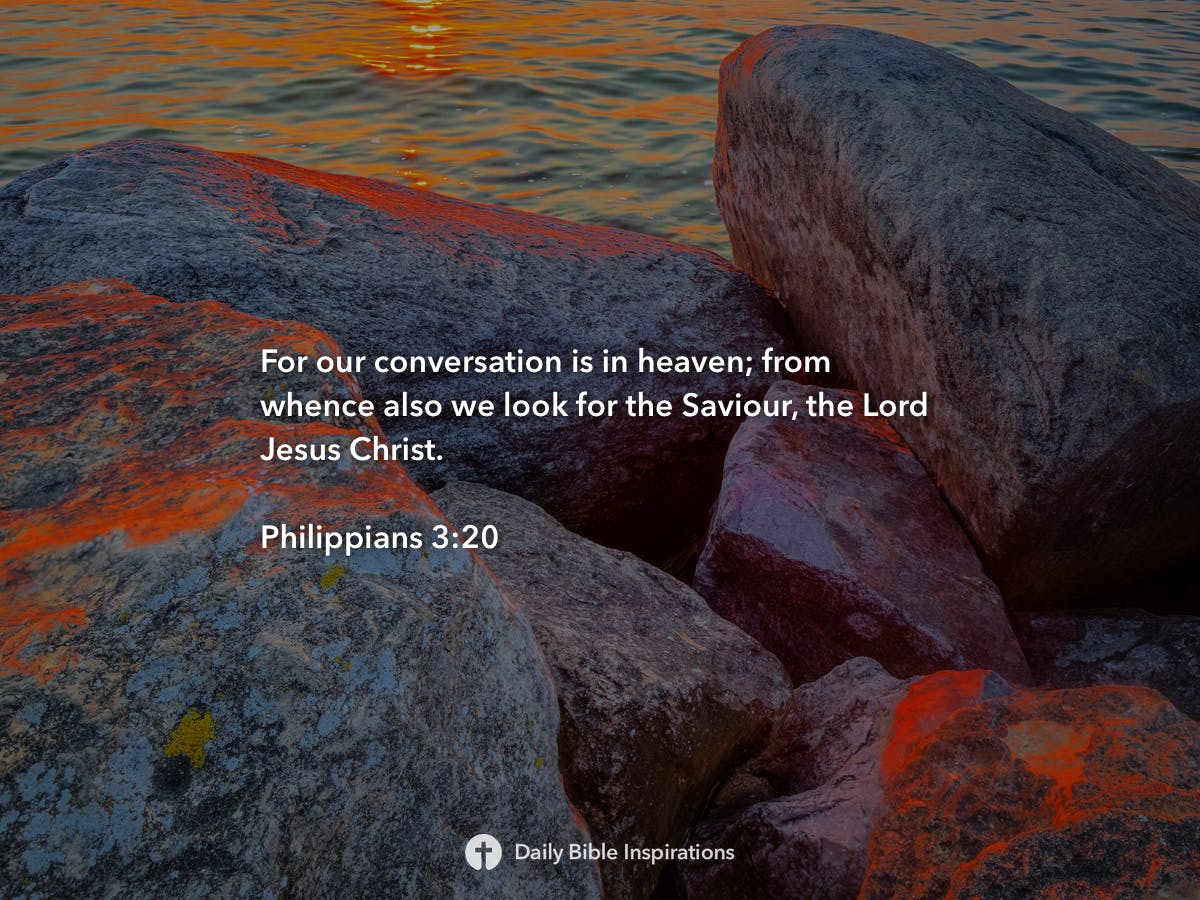 Philippians 3:20 - Daily Bible Inspirations