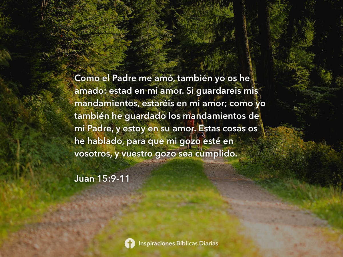 Juan 15:9-11 | Inspiraciones Bíblicas Diarias