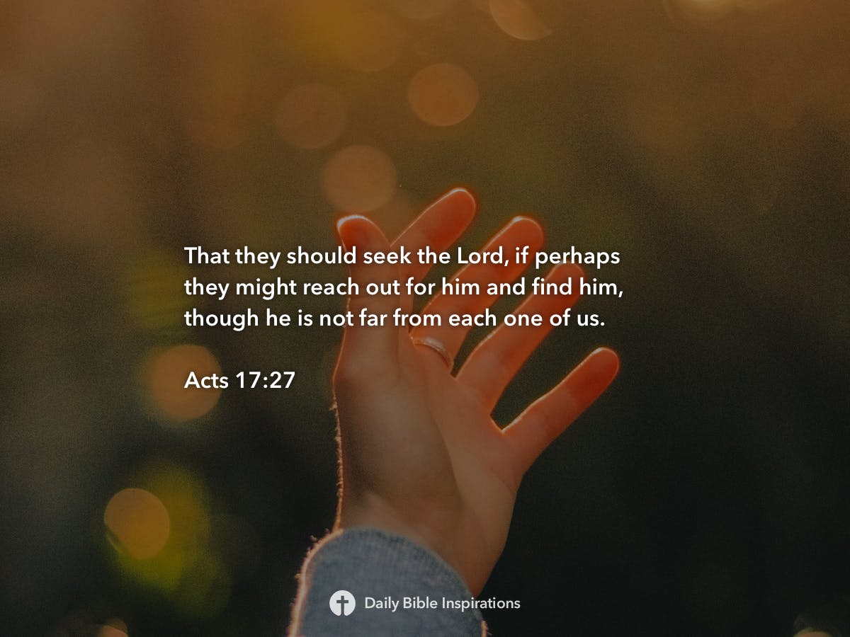 Acts 17:27 - Daily Bible Inspirations