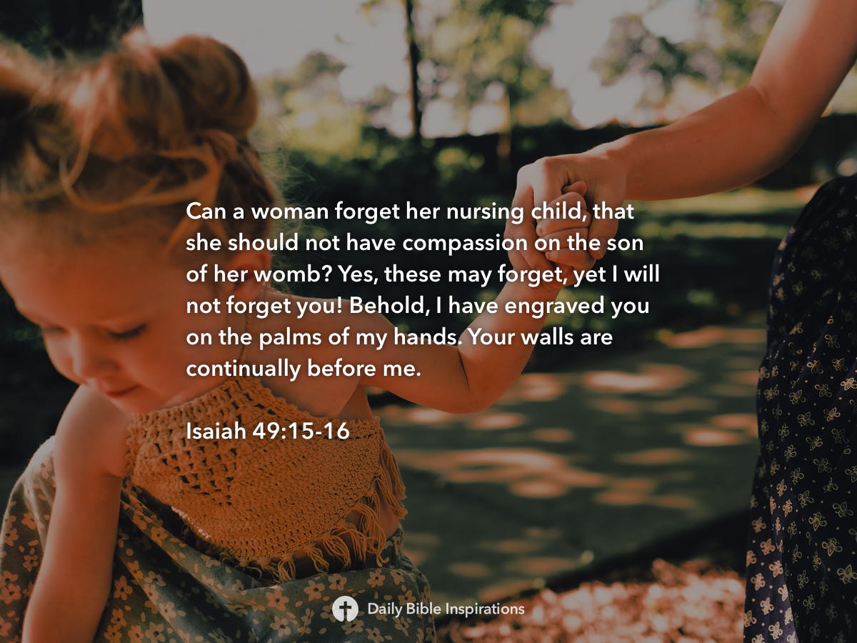 Isaiah 49:15-16 | Daily Bible Inspirations