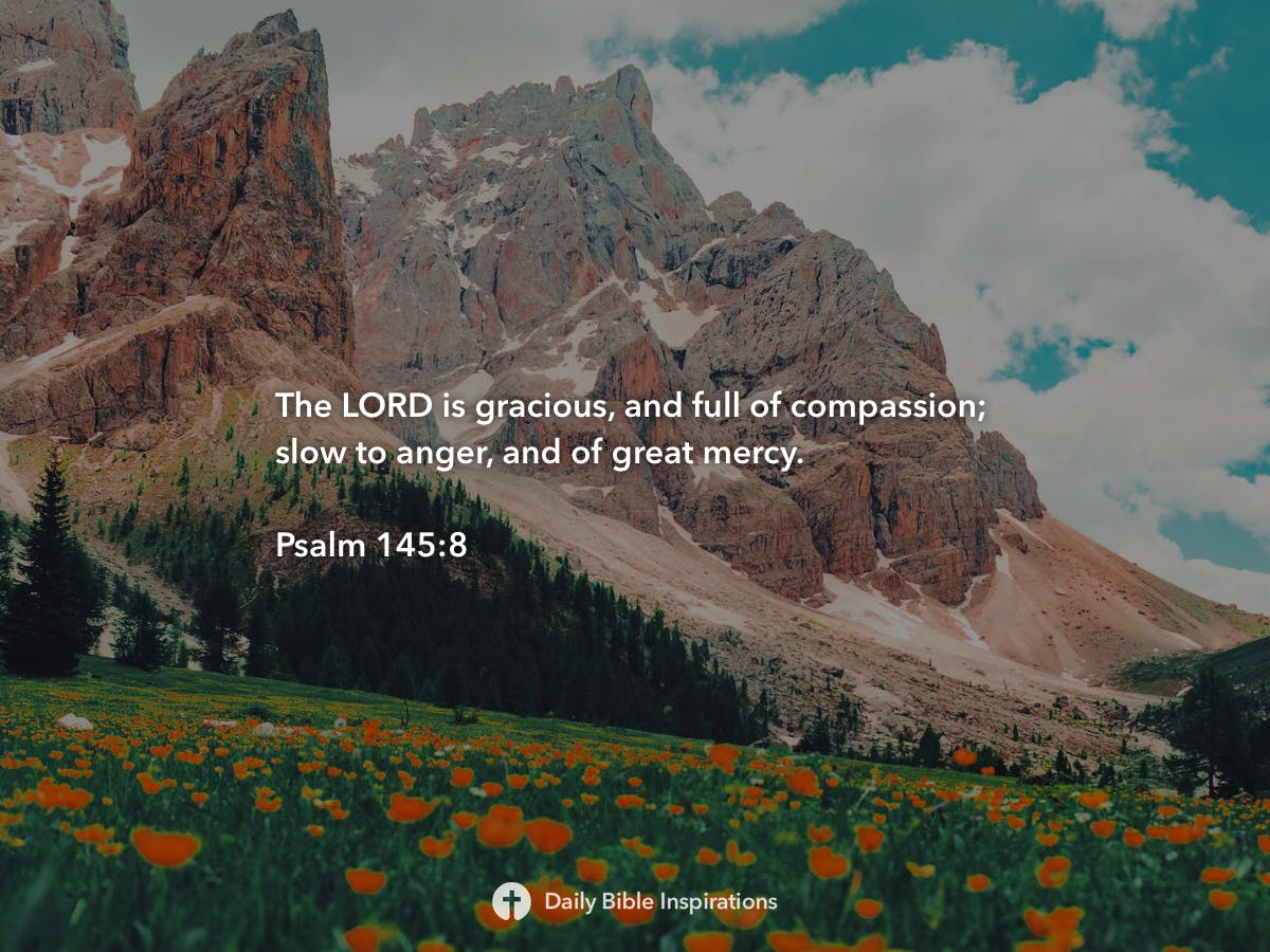 Psalm 145:8 | Daily Bible Inspirations