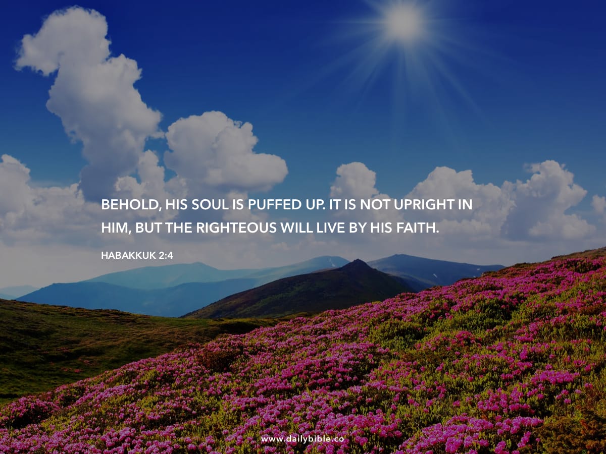 Habakkuk 2:4 - Daily Bible Inspirations
