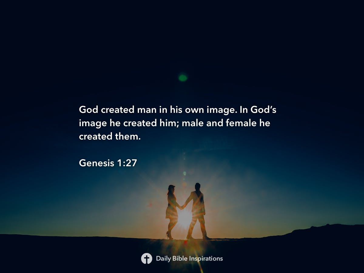 Genesis 1:27 - Daily Bible Inspirations