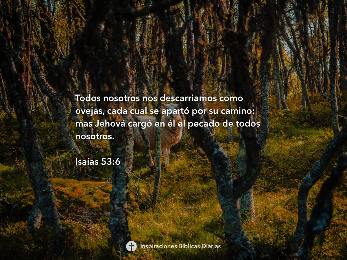 Isaías 53:6 - Inspiraciones Bíblicas Diarias