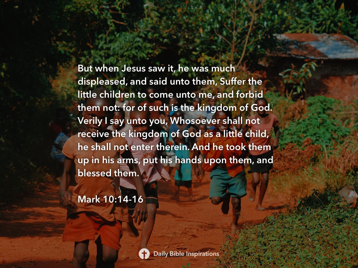 Mark 10:14-16 | Daily Bible Inspirations