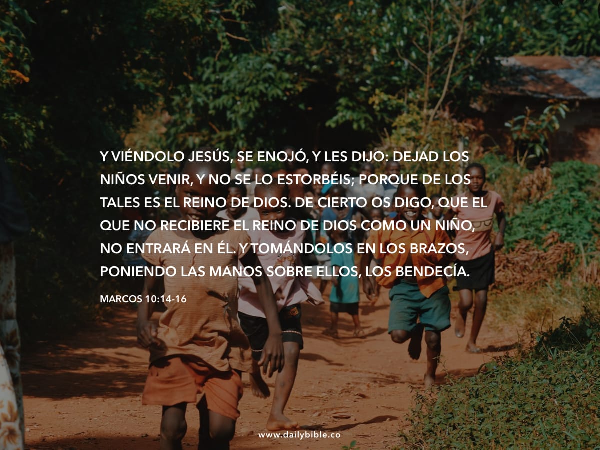 Marcos 10:14-16 - Inspiraciones Bíblicas Diarias