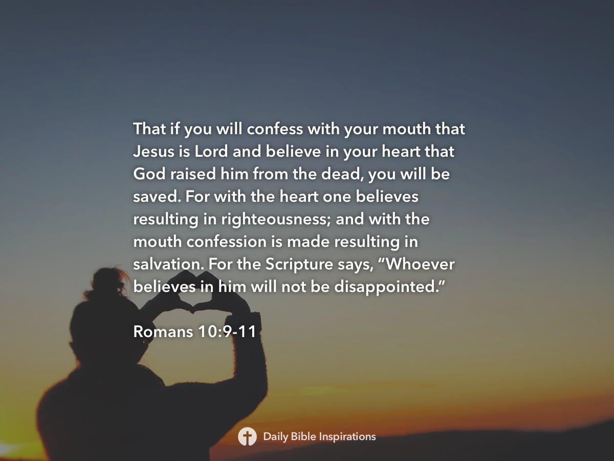 Romans 10 9 11 Daily Bible Inspirations