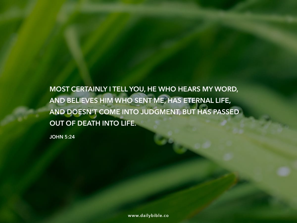John 5:24 - Daily Bible Inspirations