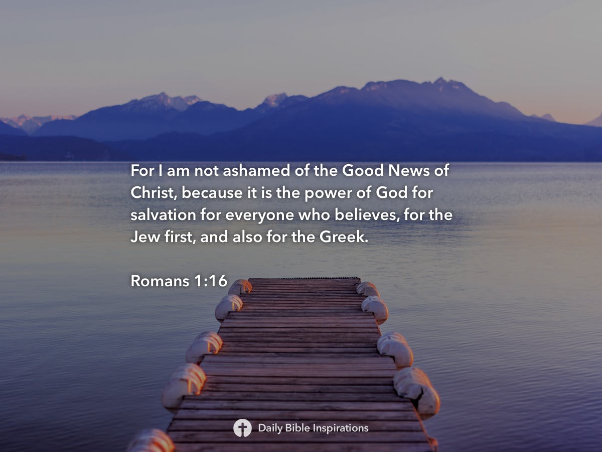 Romans 1:16 | Daily Bible Inspirations