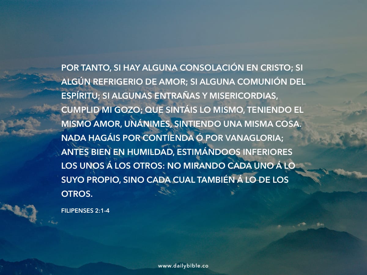 Filipenses 2:1-4 - Inspiraciones Bíblicas Diarias