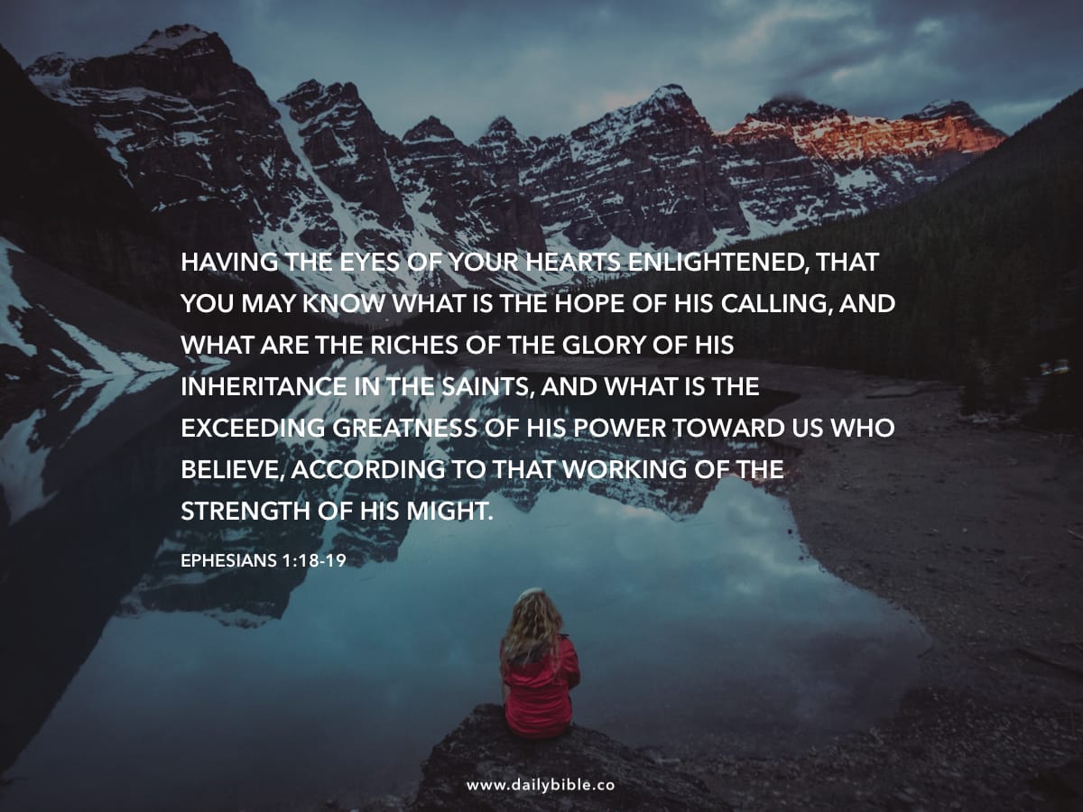 Ephesians 1:18-19 - Daily Bible Inspirations