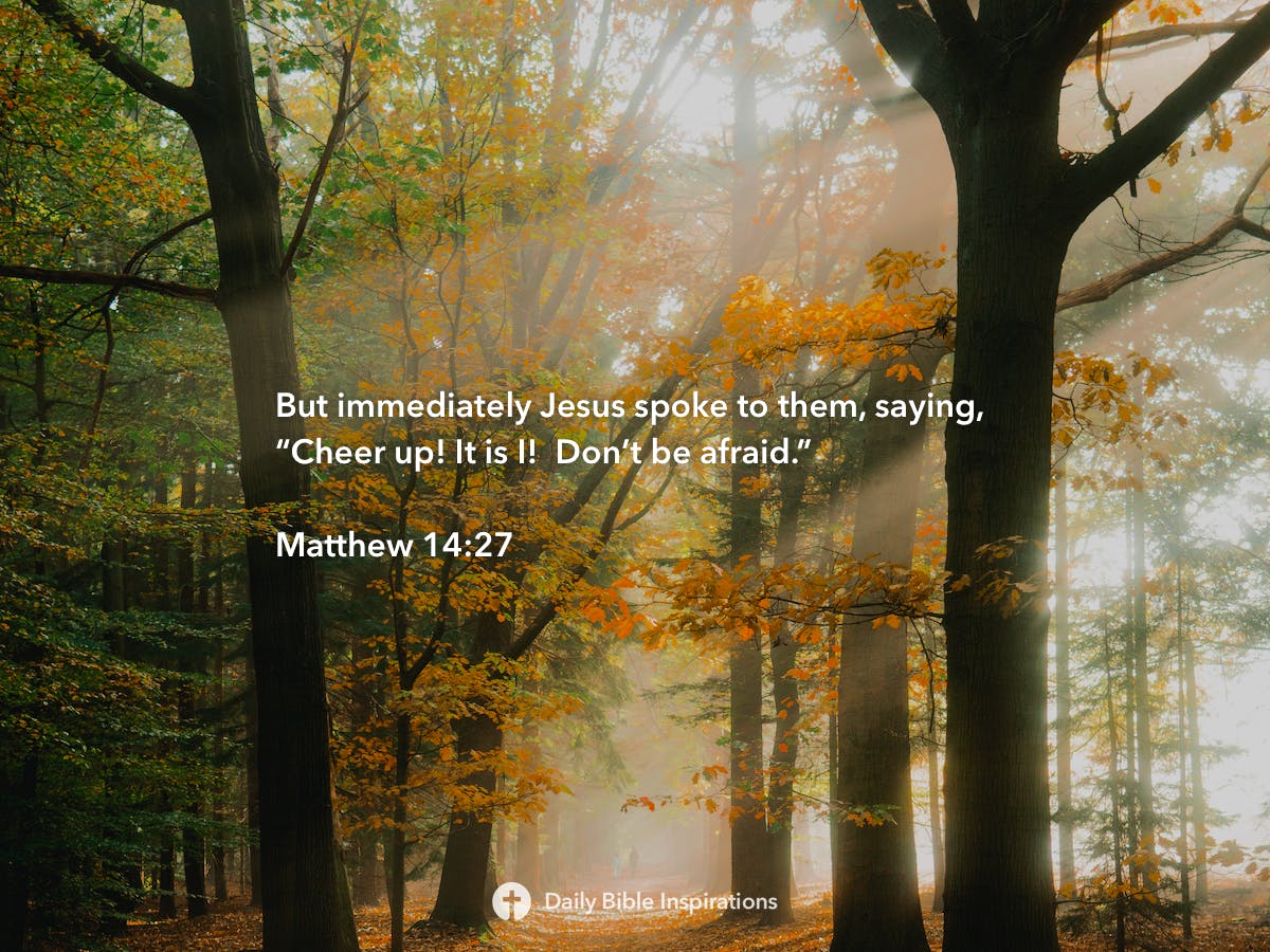 Matthew 14:27 - Daily Bible Inspirations