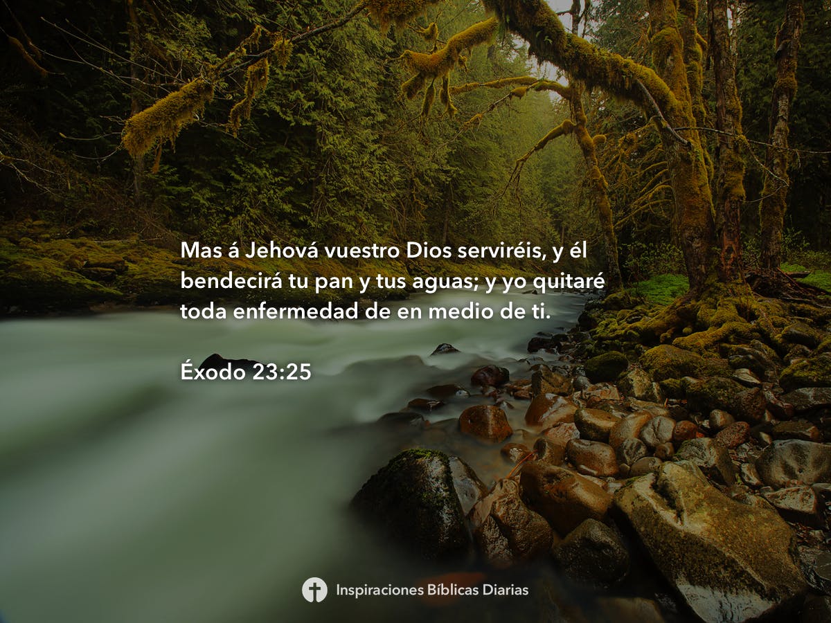 Éxodo 23:25 - Inspiraciones Bíblicas Diarias