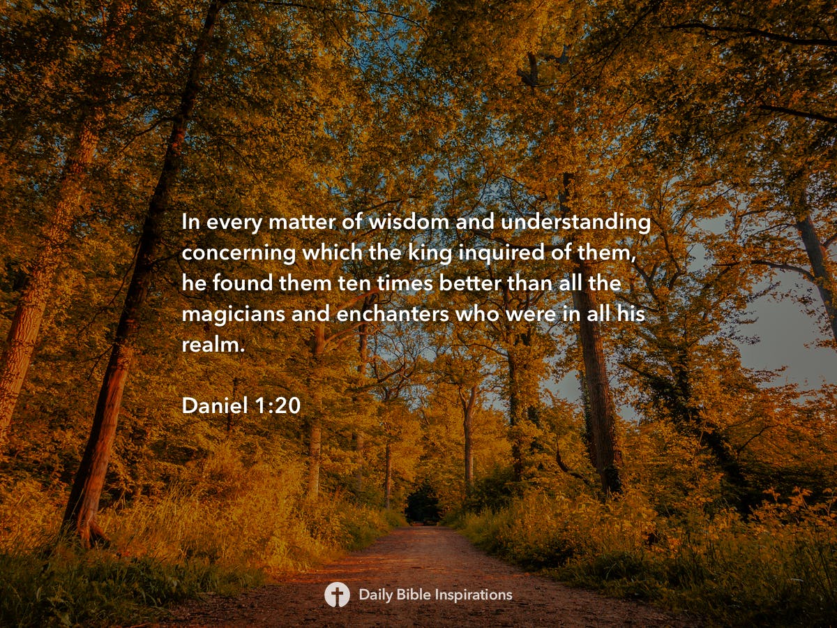 Daniel 1:20 - Daily Bible Inspirations