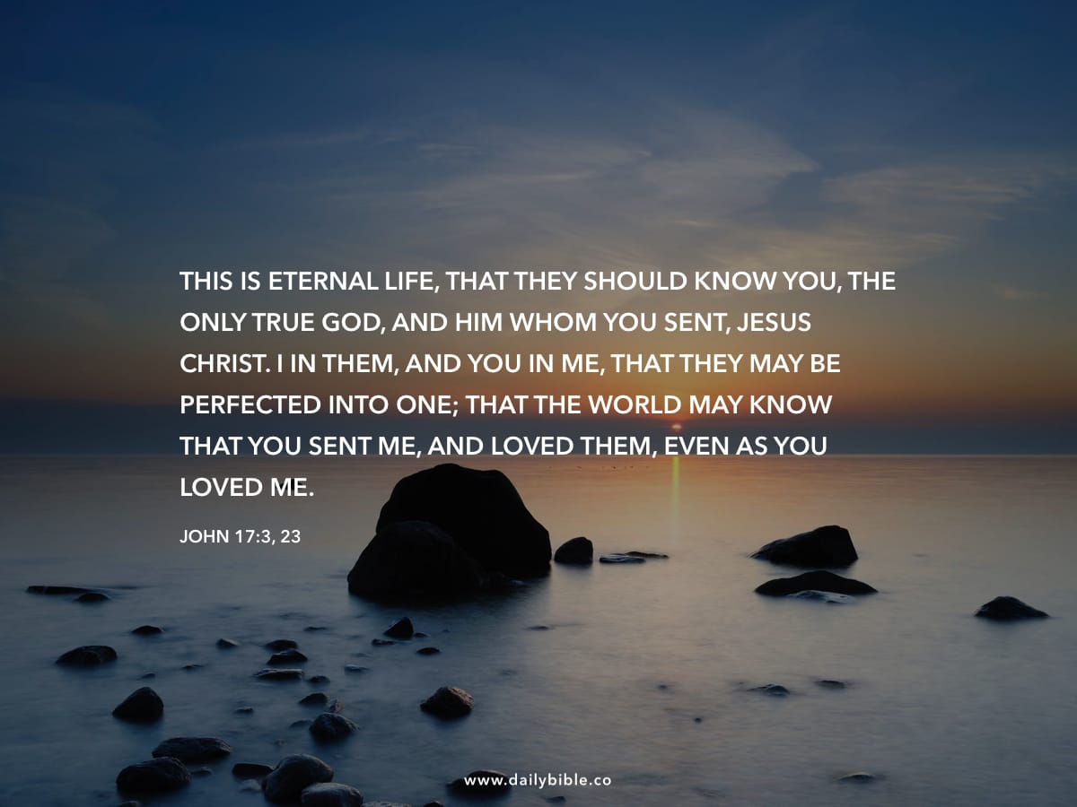 John 17:3, 23 - Daily Bible Inspirations