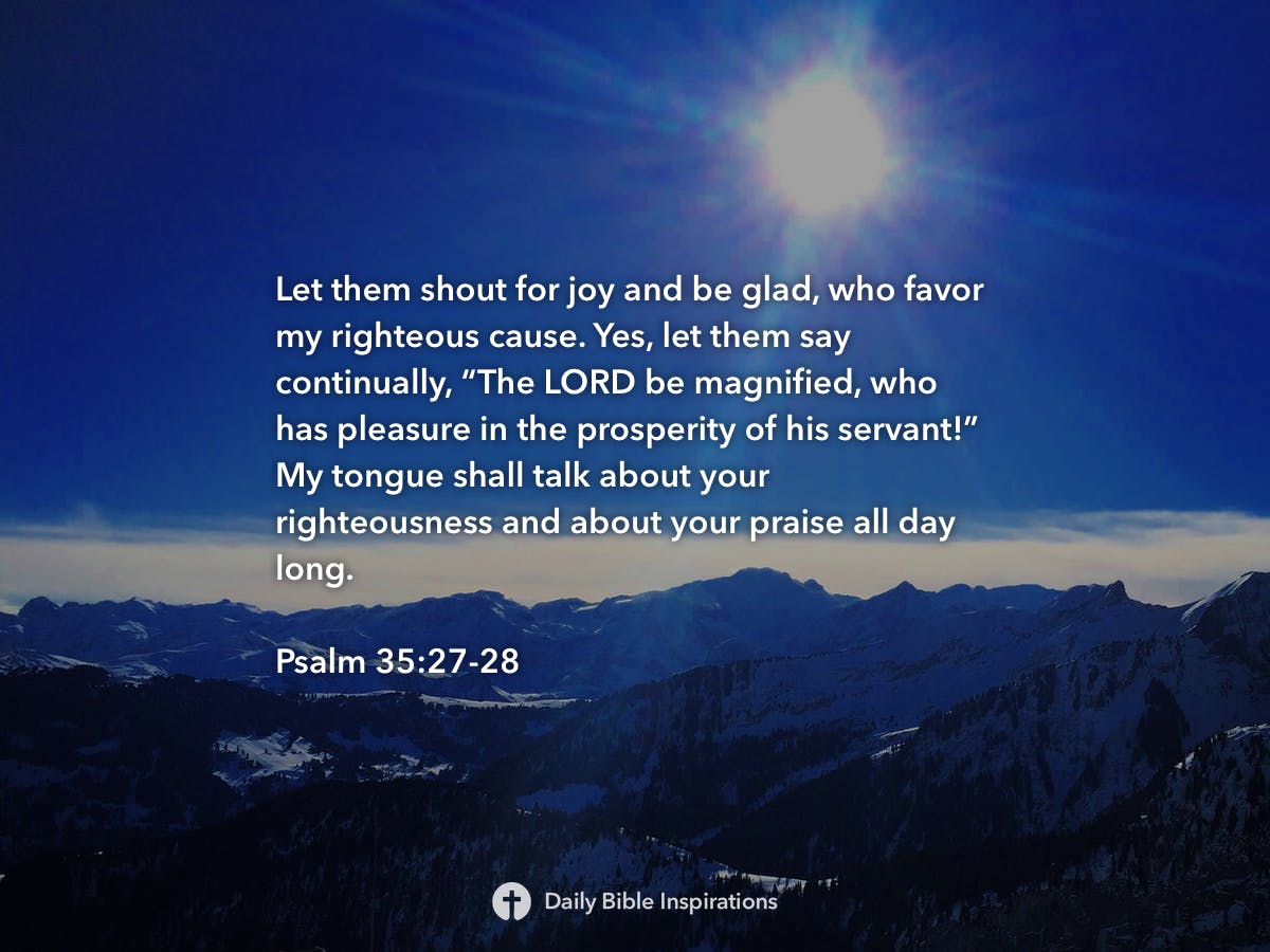 Psalm 35 27 28 Daily Bible Inspirations