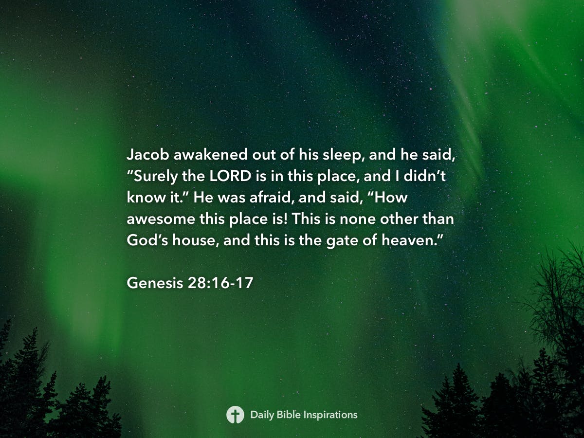 Genesis 28:16-17 - Daily Bible Inspirations