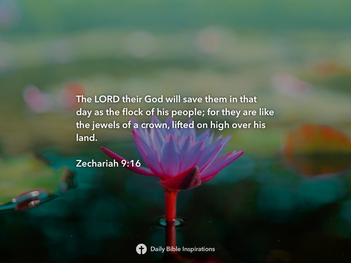 Zechariah 9:16 - Daily Bible Inspirations