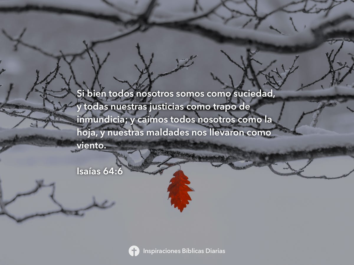 Isaías 64:6 | Inspiraciones Bíblicas Diarias