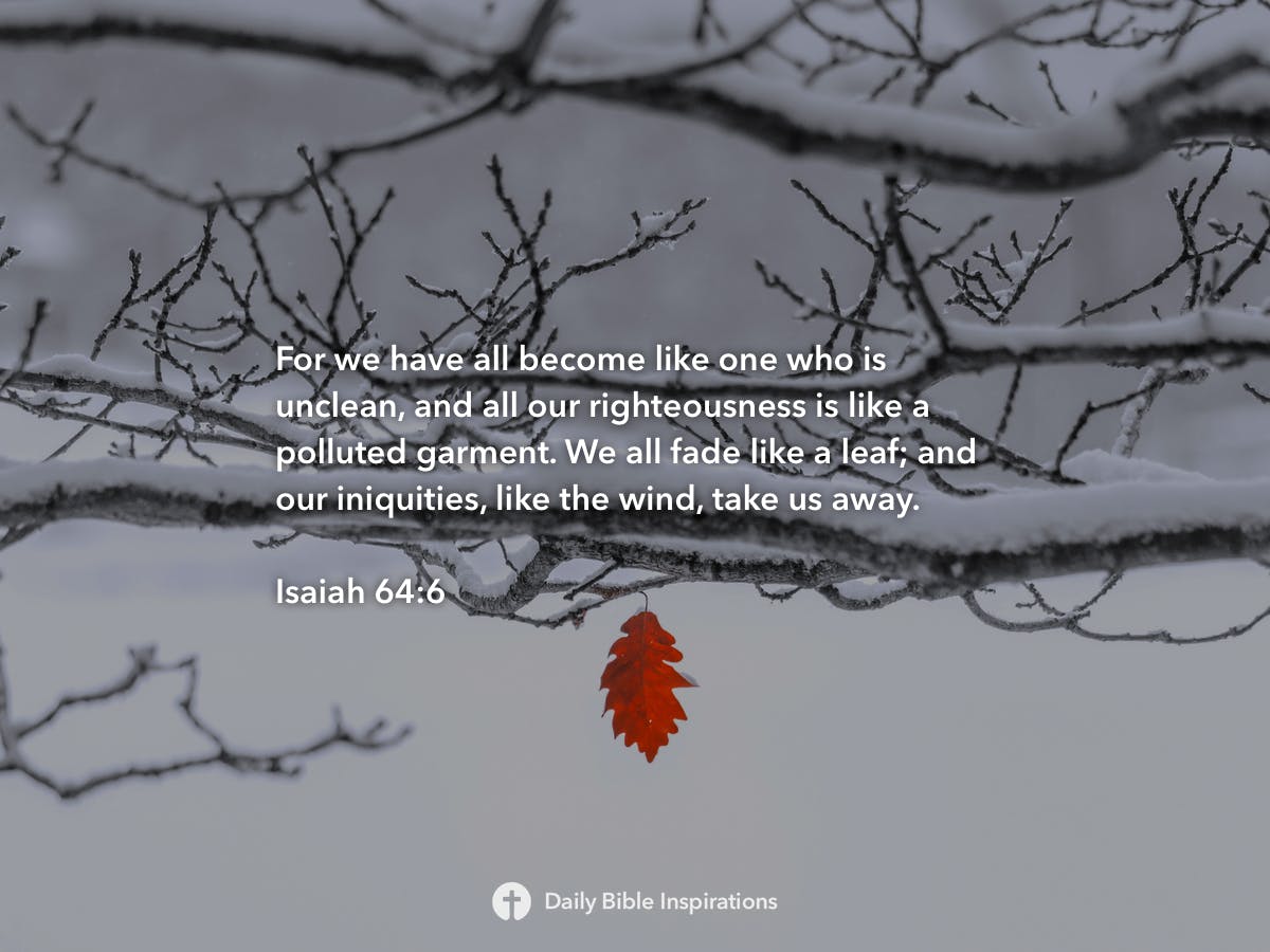 Isaiah 64:6 - Daily Bible Inspirations