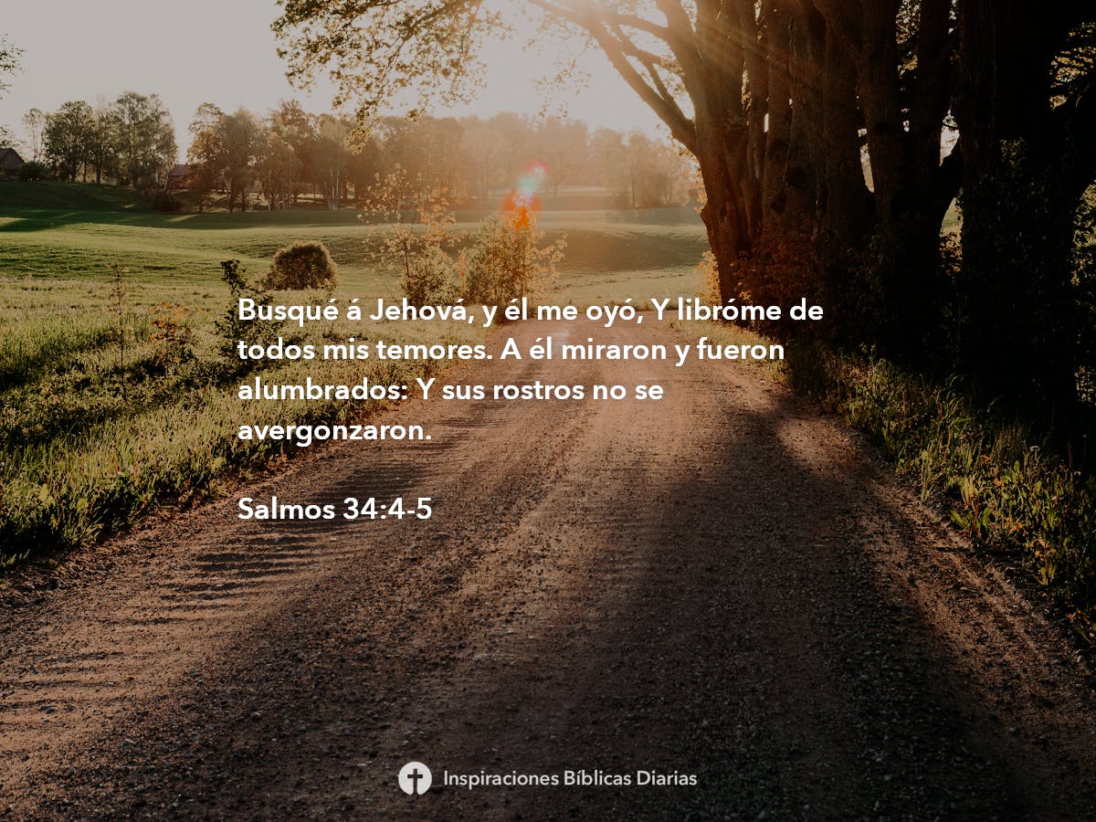 Salmos 34:4-5 - Inspiraciones Bíblicas Diarias
