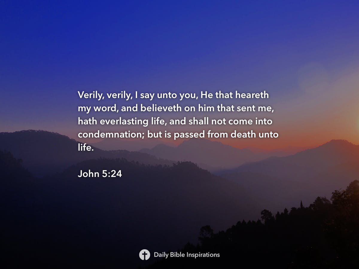 John 5:24 - Daily Bible Inspirations