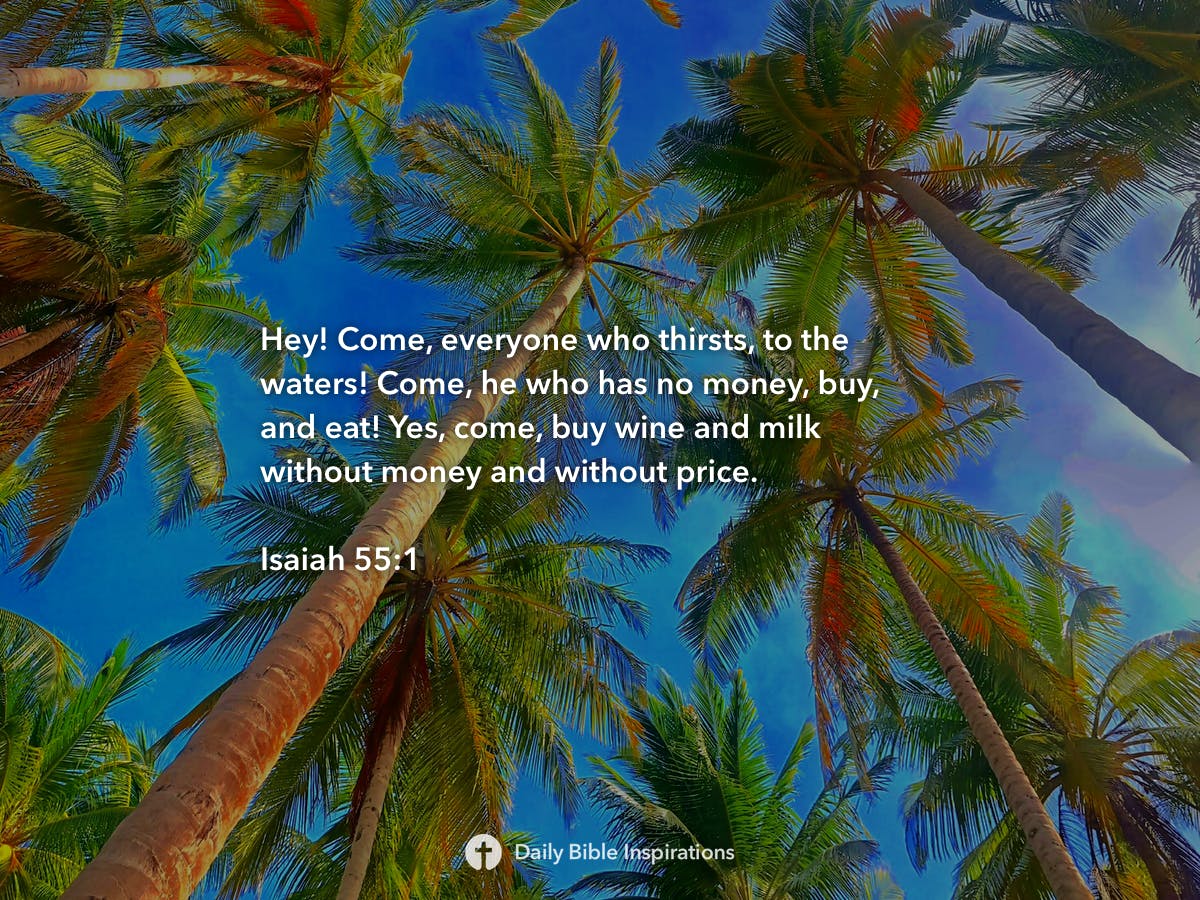 Isaiah 55:1 - Daily Bible Inspirations